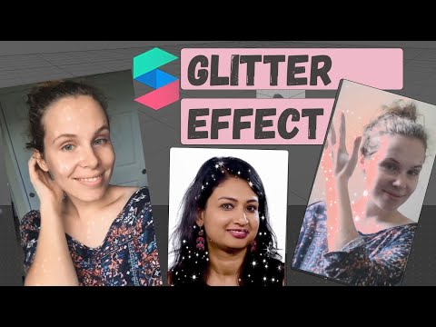 GLITTER / KIRA KIRA / SPARKLE effect in Spark AR studio - PhotoFaceFun.com - Pffme - photofunia ...