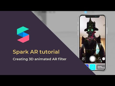 Spark AR tutorial / How to import 3D model with animation / Plane ...