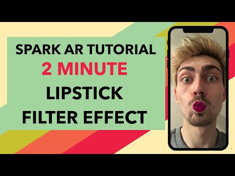 Three Minute Lipstick Filter Effect (Easy) | Instagram & Facebook ...